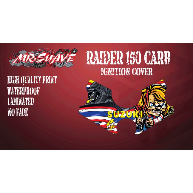 Raider 150 Carb Ignition Acrylic Cover (Chuckie) | Shopee Philippines