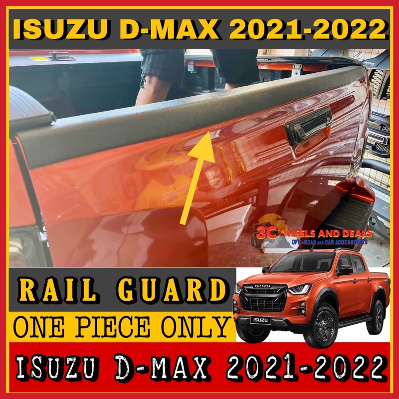 ISUZU DMAX 2021-2023 RAIL GUARD (1 PC. ONLY) | Shopee Philippines