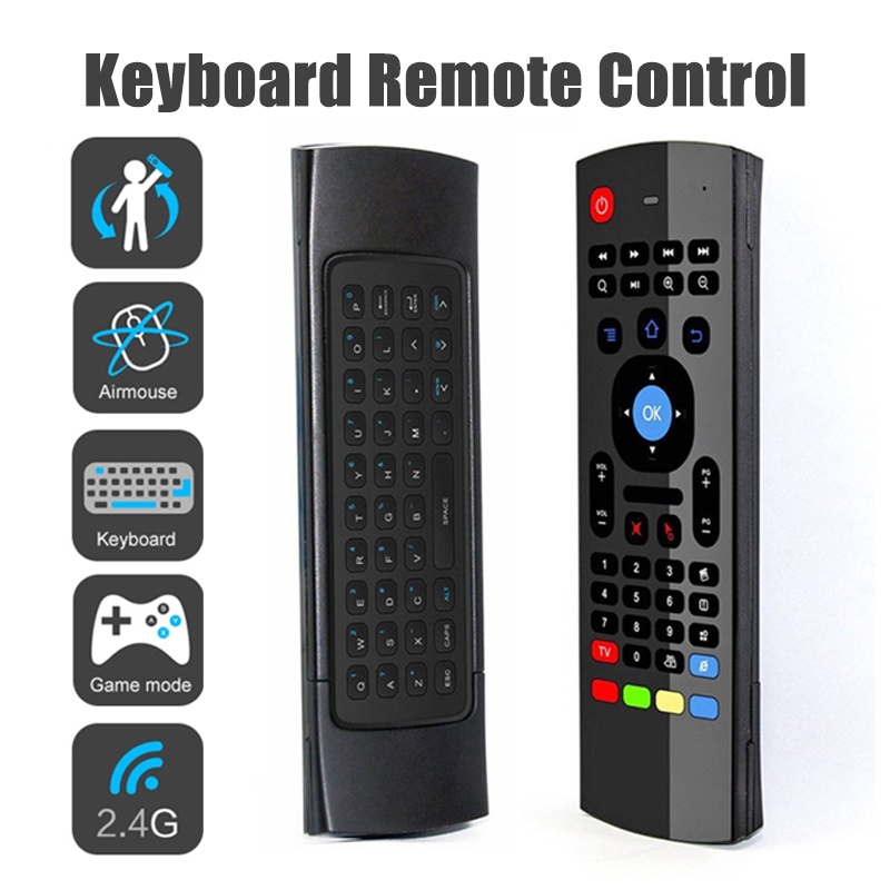 Mx3 Wireless Keyboard Controller Remote Control Air Mouse For Smart ...