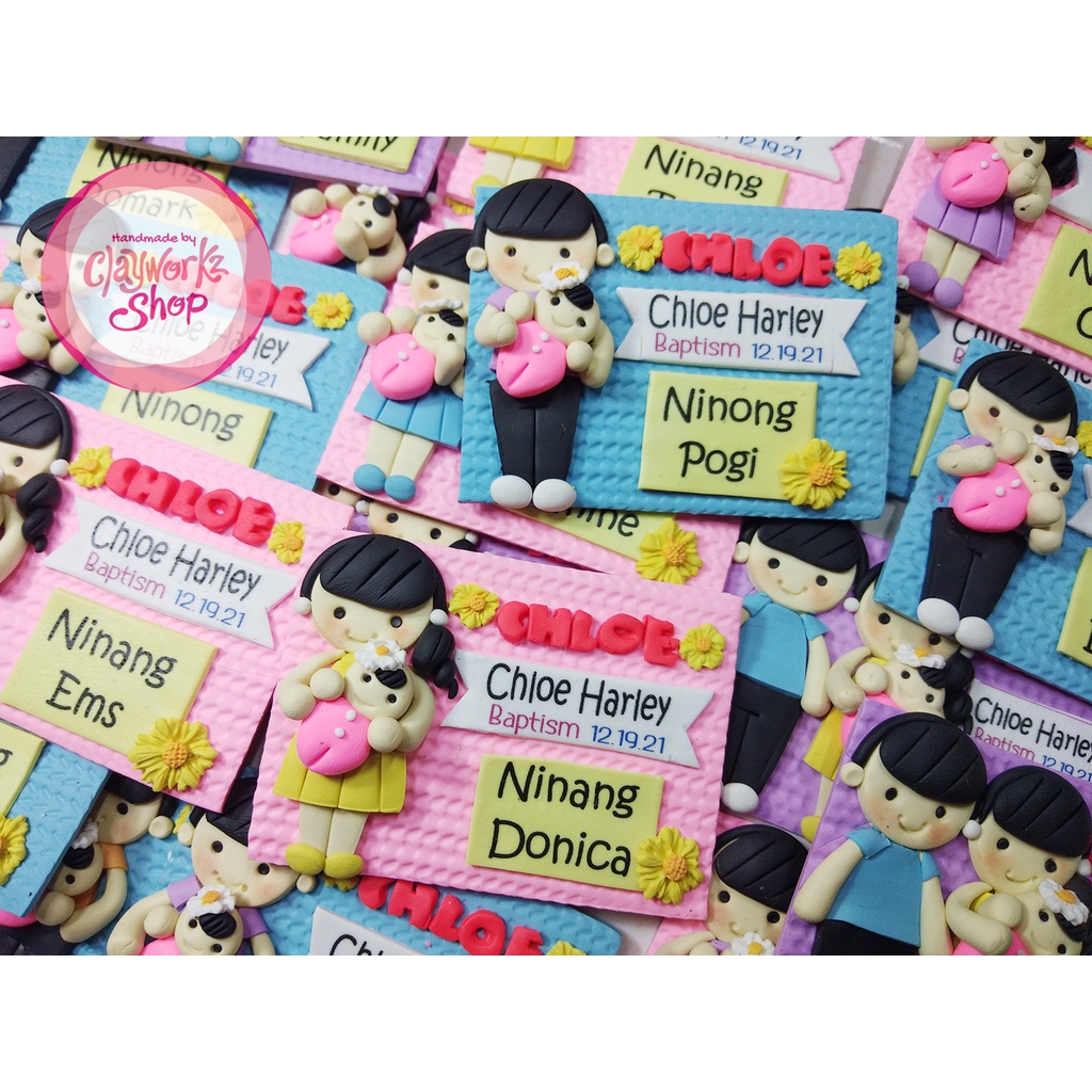 Ninong Ninang Sunflower Ref Fridge Magnets Souvenirs Give aways for ...