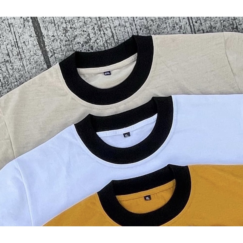 Pro Club Inspired Two Tone urban Crewneck T-Shirts Tees Oversize Unisex ...