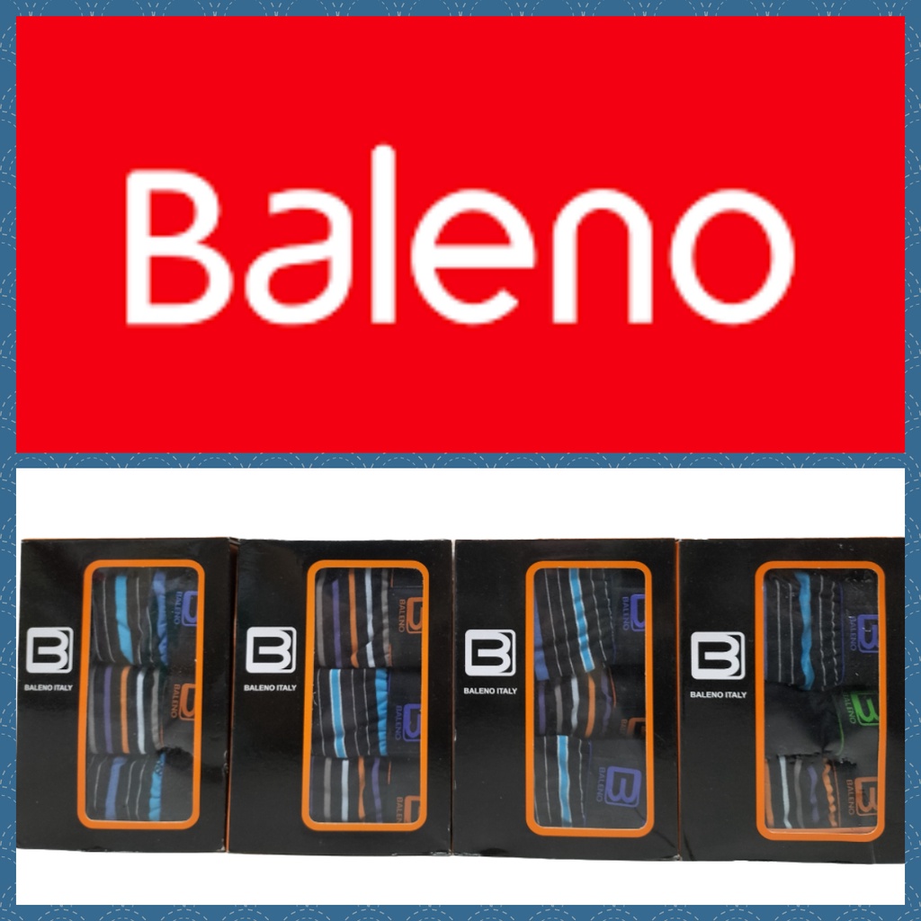 Baleno Underwear Original 3 Pieces Assorted Colors Italy Design Brief ...