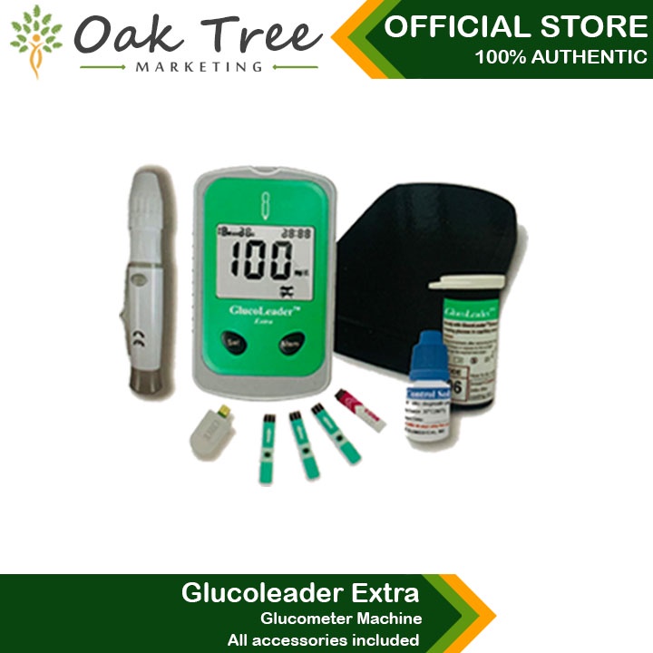 Glucoleader Extra Glucometer Set | Shopee Philippines