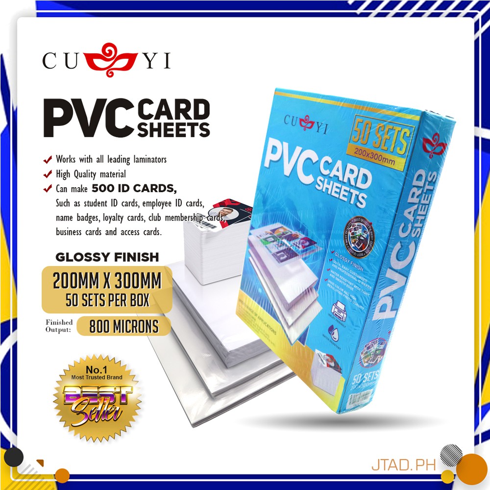 CUYI PVC Sheet / CUYI PET Sheet For ID Printing / Bagtag /Calling Card ...