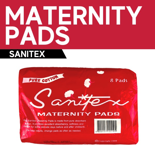 Maternity Pads, SANITEX (8's) | Shopee Philippines