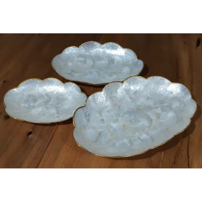 Capiz Serving Plate (Set) | Shopee Philippines