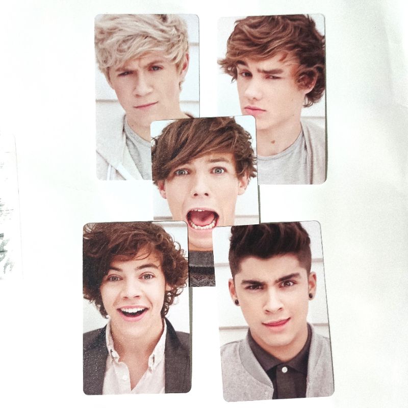FANMADE One Direction OT5 Photocards high quality merch waterproof ...
