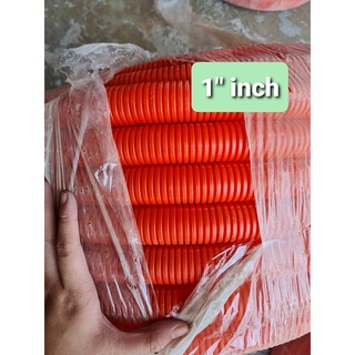 Flexible Hose 1/2" 3/4" 1" (50 meters per roll) Orange Conduit Flexible Hose Electrical ...