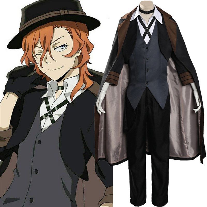 Bungo Stray Dogs Nakahara Chuuya Cosplay Costume Middle Ages Retro ...