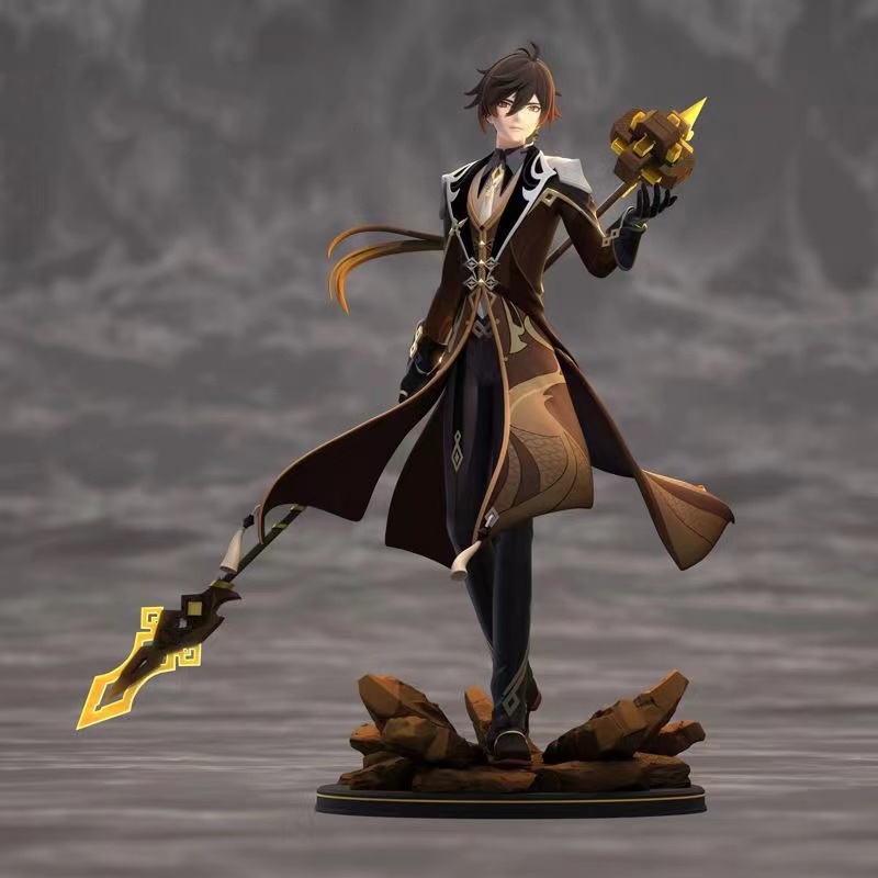 Genshin Impact Zhongli Figure Statue Model | Shopee Philippines