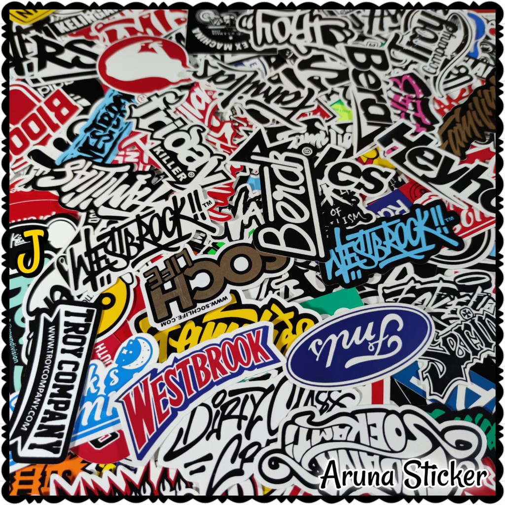 20 pc Sticker Distro Sticker Brand Sticker Graftac Sticker Motorcycle ...