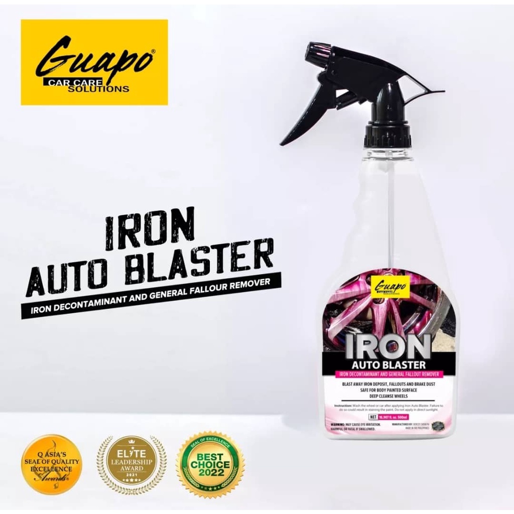 Guapo Iron Auto Blaster/ Iron Decontaminant Spray 500ml | Shopee ...