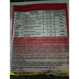 Wild Kid 40SP Insecticide ( 100 grams ) | Shopee Philippines