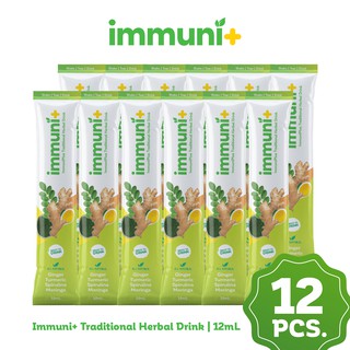Immuni+ ImmuniPlus Traditional Herbal Drink 12 Sachets x 12ml | Shopee ...