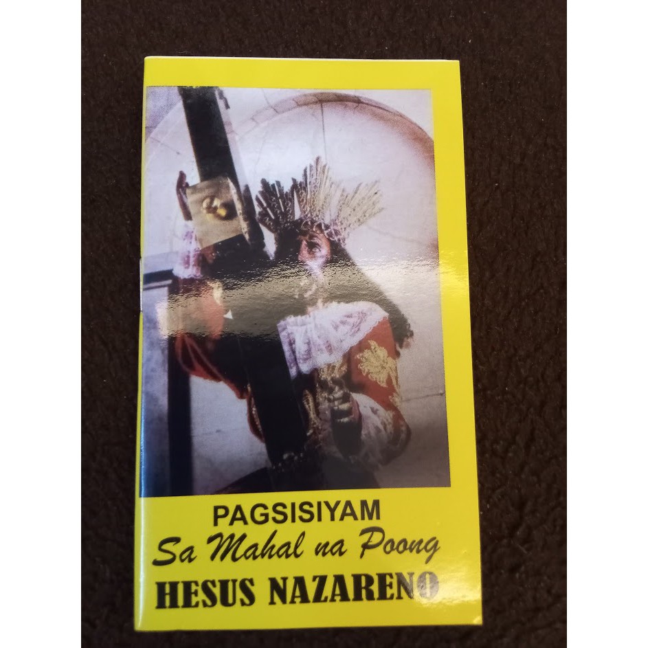 Novena Tagalog Mahal na Poong Hesus Nazareno Black Nazarene Nobena ...