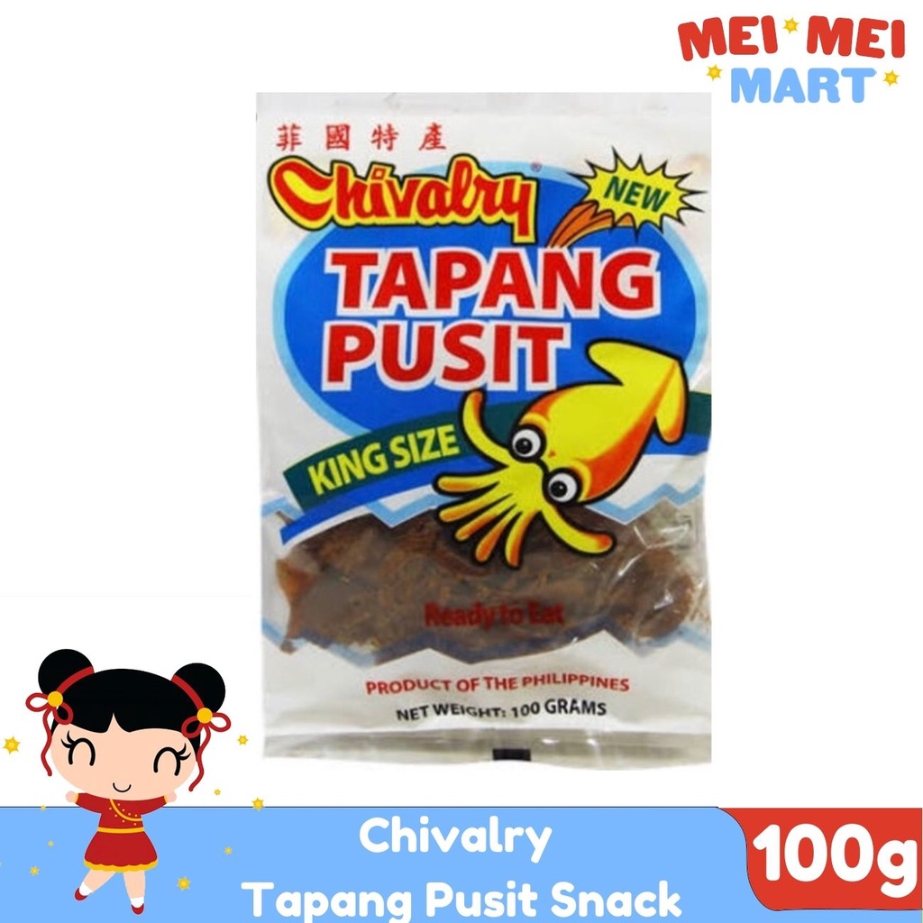 Chivalry Tapang Pusit Snack100g | Shopee Philippines