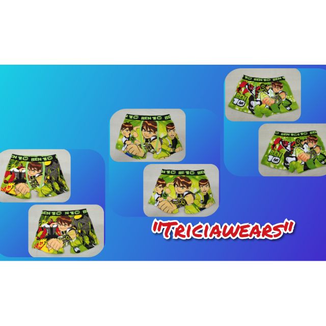 Ben10 Character Boxer Brief For Kids | Shopee Philippines