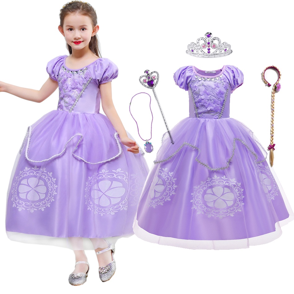 Sofia the first dress Princess Sofia Girls Birthday Party Costume Dress ...