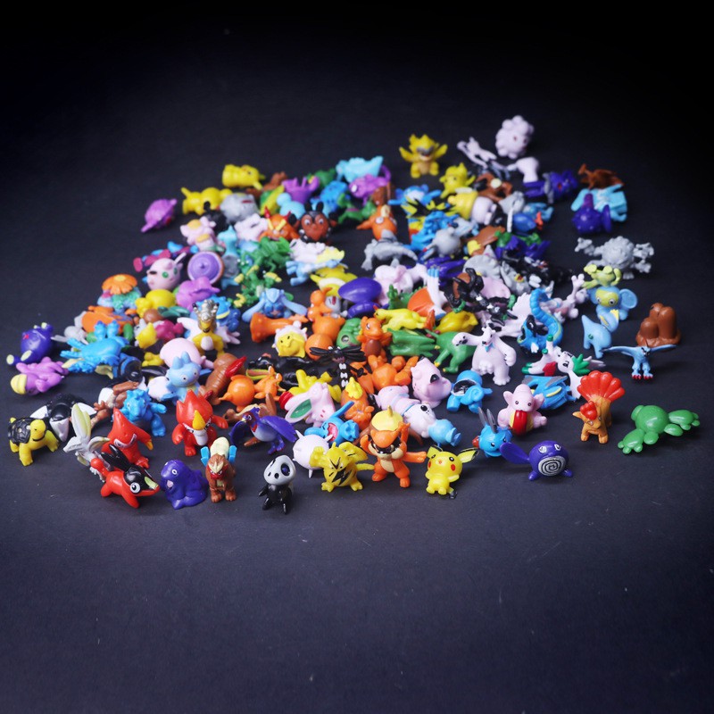 【Ready Stock】 12pcs/lot Mini Pokemon Action Figures Pokémon Go Monster ...
