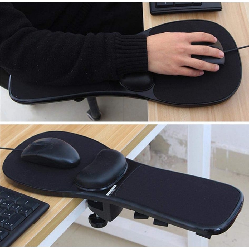 Jincomso JK-V2 Wrist Mouse Pads Elbow Arms Bracket - Black | Shopee ...