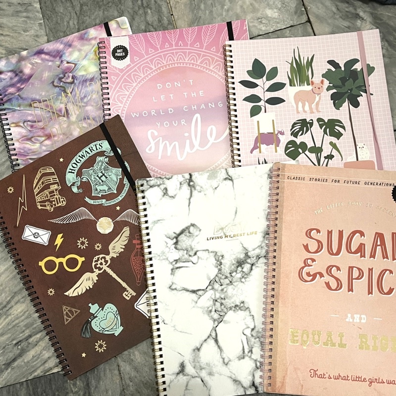 Typo A4 Spinout Big College Spiral Notebook with Divider | Harry Potter ...