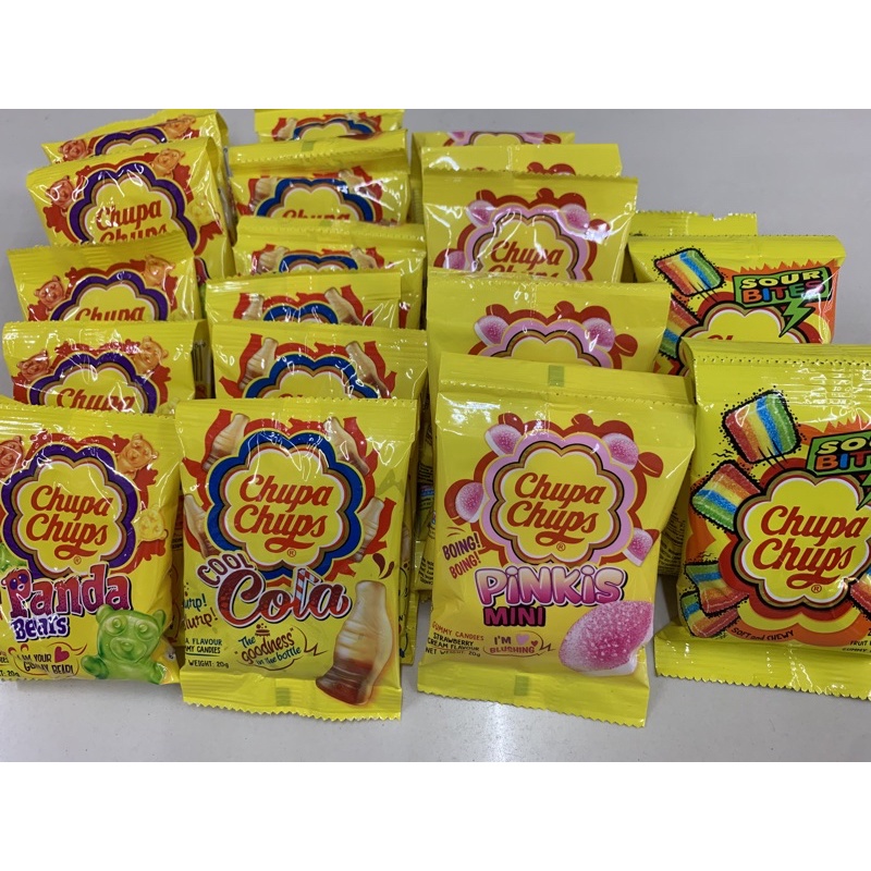 Chupa Chups Jellies Pinkis/ Cola / Bear / Sour Bites 20g | Shopee ...