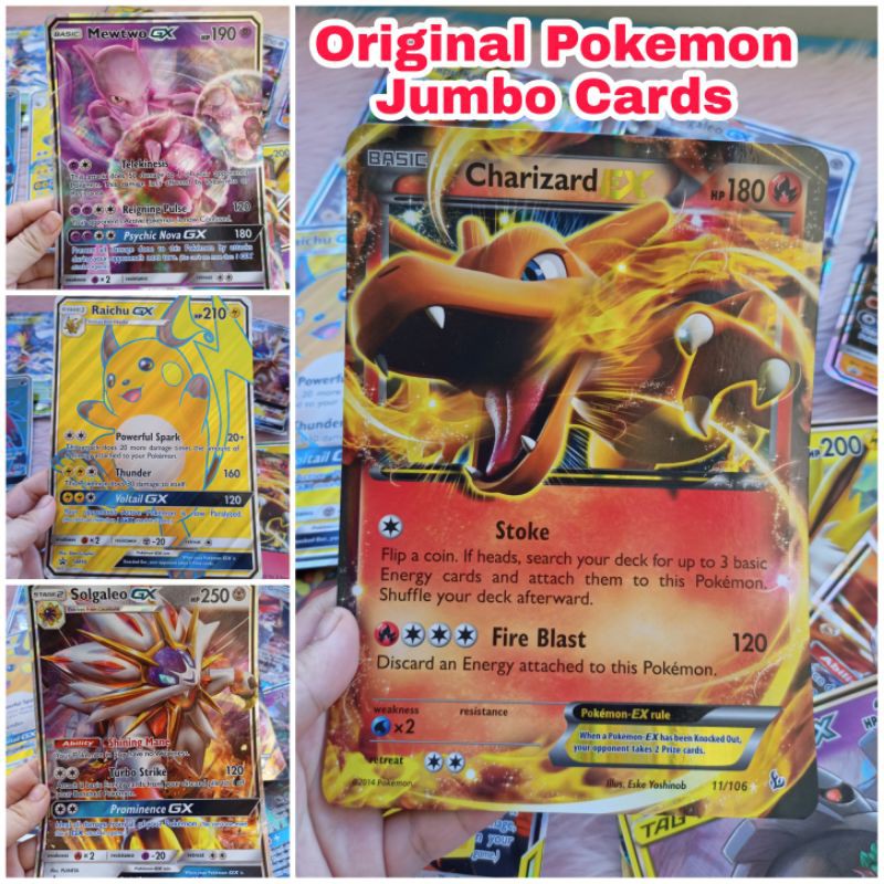 Original Pokemon Jumbo Cards | Shopee Philippines