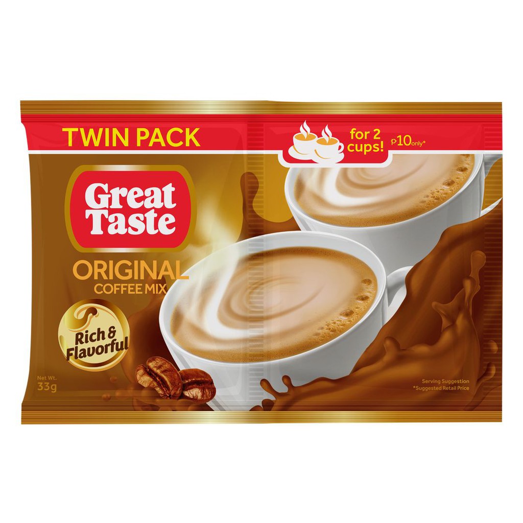Great Taste Original 3in1 Twin Pack (33g x 10) | Shopee Philippines