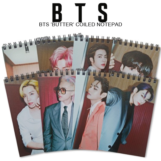 BTS BUTTER COILED NOTEPAD | Shopee Philippines