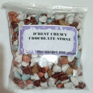 milky or milk stone 500g choco stone candy like for sale | Shopee ...