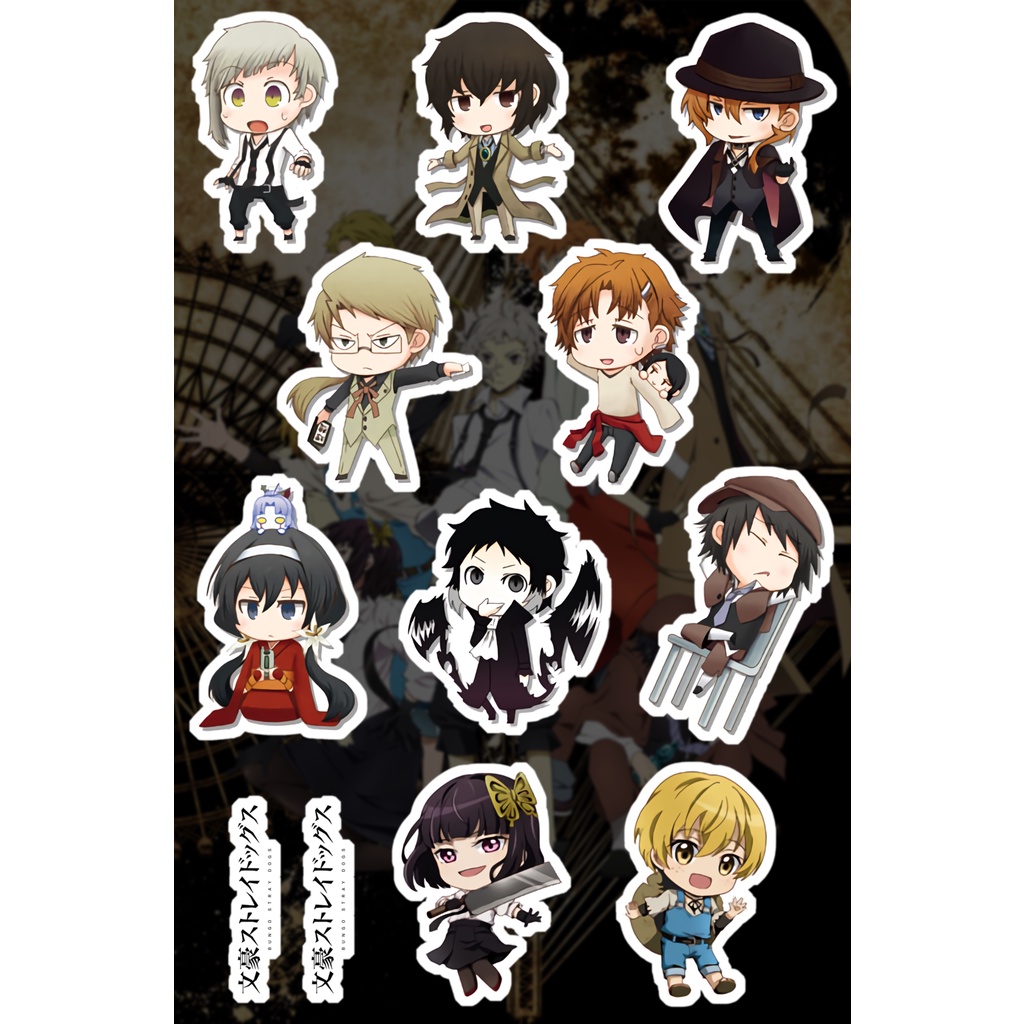 Bungou Stray Dogs Chibi Stickers | canoeracing.org.uk