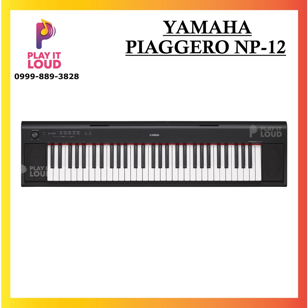 YAMAHA PIAGGERO NP12 61 Key Lightweight Portable Keyboard Piano | Shopee Philippines