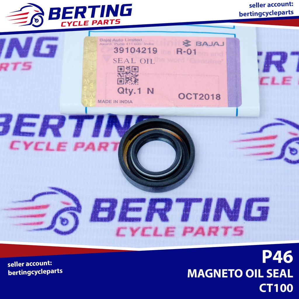 MAGNETO OIL SEAL CT100 Genuine 39104219 | Shopee Philippines