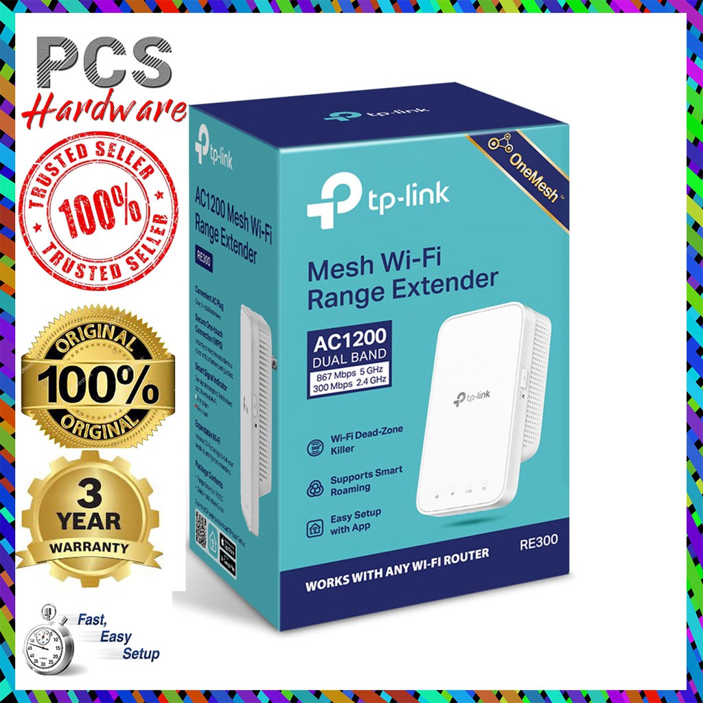 TP-LINK RE300 AC1200 Mesh Wi-Fi Range Extender (NEW) | Shopee Philippines