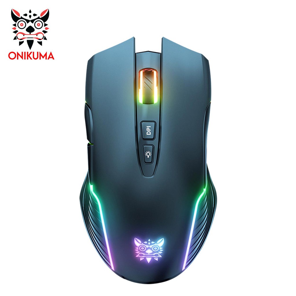 Onikuma CW905 2.4G Wireless Gaming Mouse RGB Backlit 5 Adjustable DPI ...