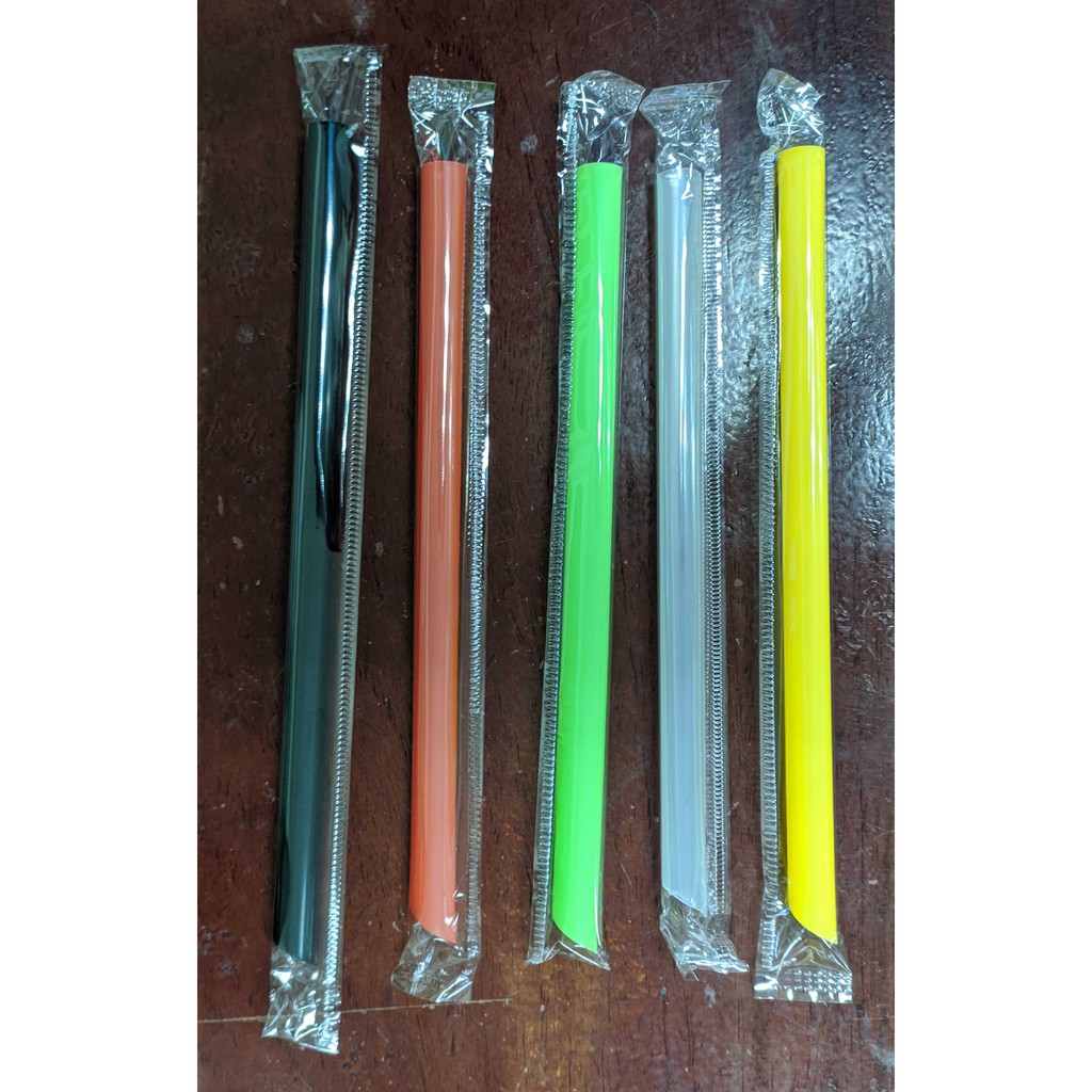Boba Straw Sago Straw Individually Wrap Tapioca Pearl Straw Sold by ...
