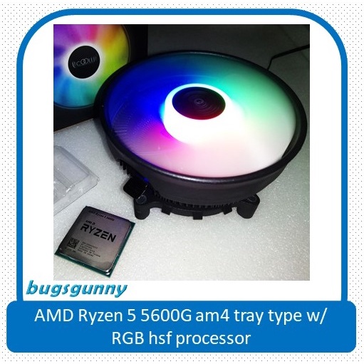AMD Ryzen 5 5600G am4 tray type w/ RGB hsf processor | Shopee Philippines