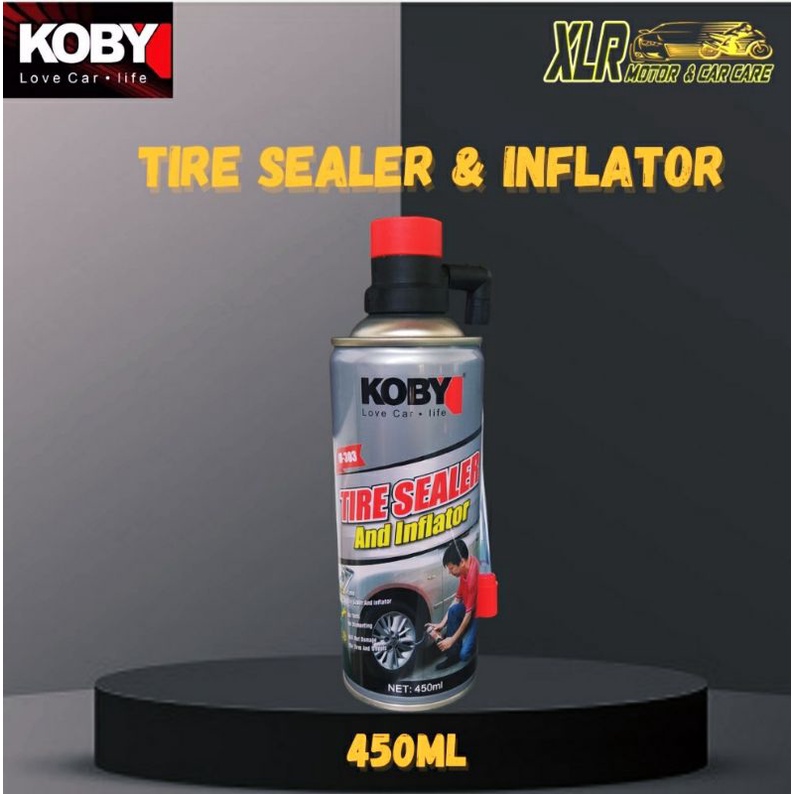 KOBY Tire Sealer and Inflator 450ml | Shopee Philippines