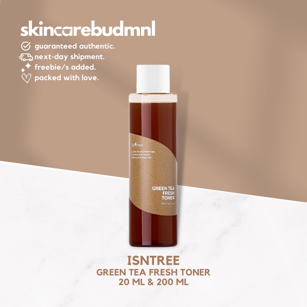 ISNTREE Green Tea Fresh Toner 200ml | 20 ml by skincarebudmnl | Shopee ...