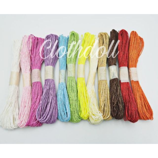 Coloured Paper twine for DIY craft | Shopee Philippines