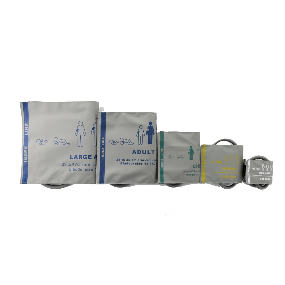 Universal NIBP Cuff ,6 Size of Cuffs Neonatal Infant Child Adult Blood ...