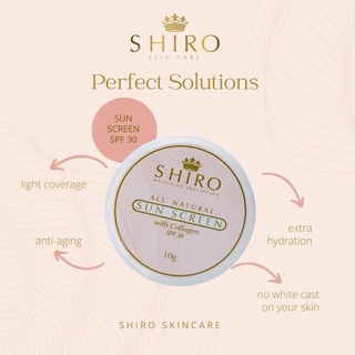 Shiro Sunscreen SPF 30 (with Collagen) | Shopee Philippines
