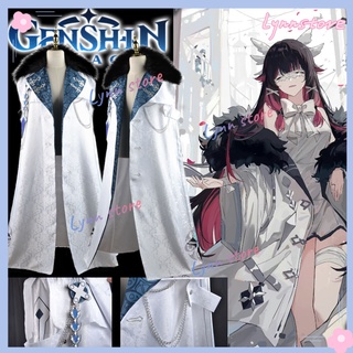 Game GENSHIN IMPACT Cosplay Snezhnaya Fatui Damselette Regrator Knave ...