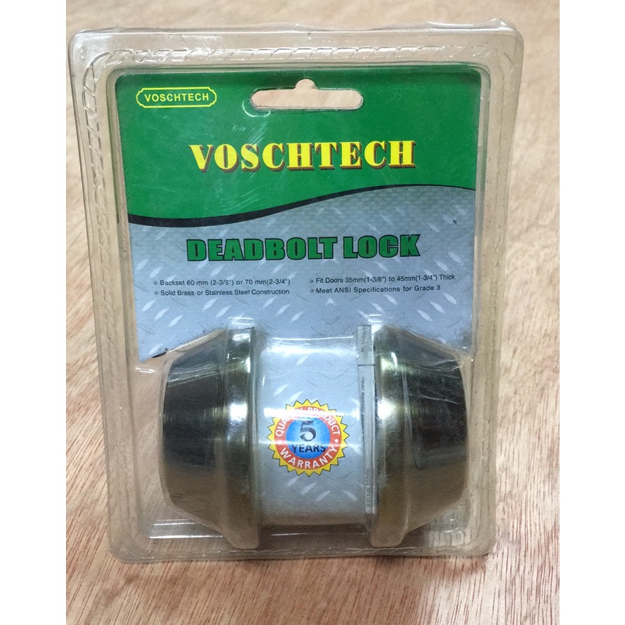 DOUBLE CYLINDER LOCKSET Lockset ( D-102 ) Dead bolt Lock | Shopee ...