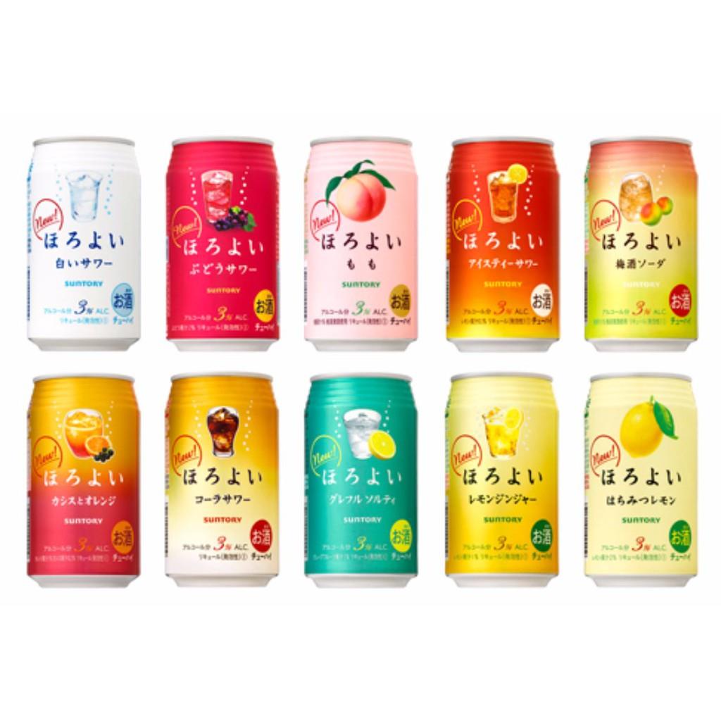 KOREAN DRINK Suntory Horoyoi Chu hi Tea Juice Drink 350mL Shopee