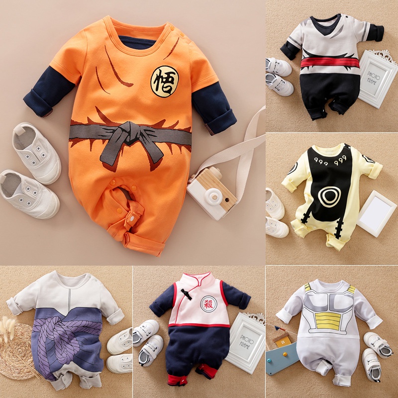 Cotton Baby Clothes Onesies Anime Rompers One Piece Cosplay Naruto ...