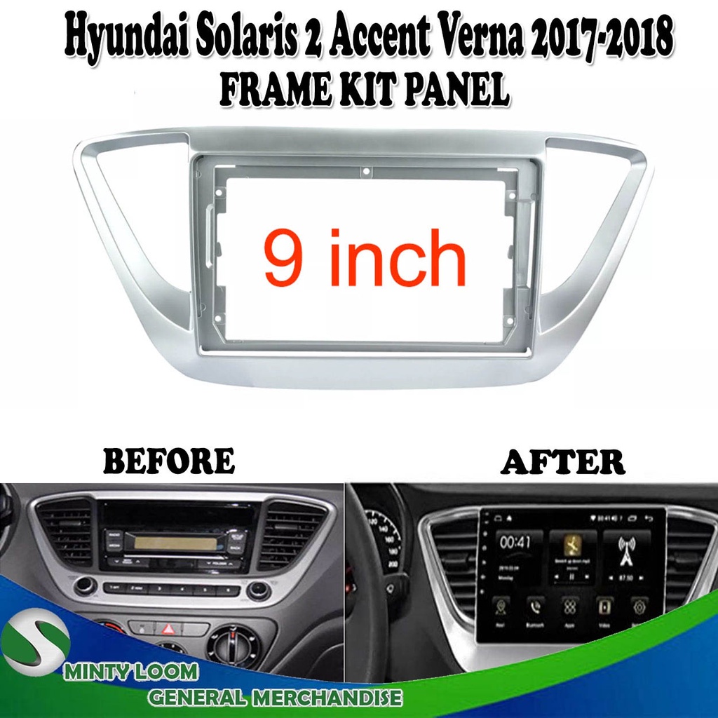 9 inch Radio Frame 2din Head Unit fascia car Stereo Panel the Player ...