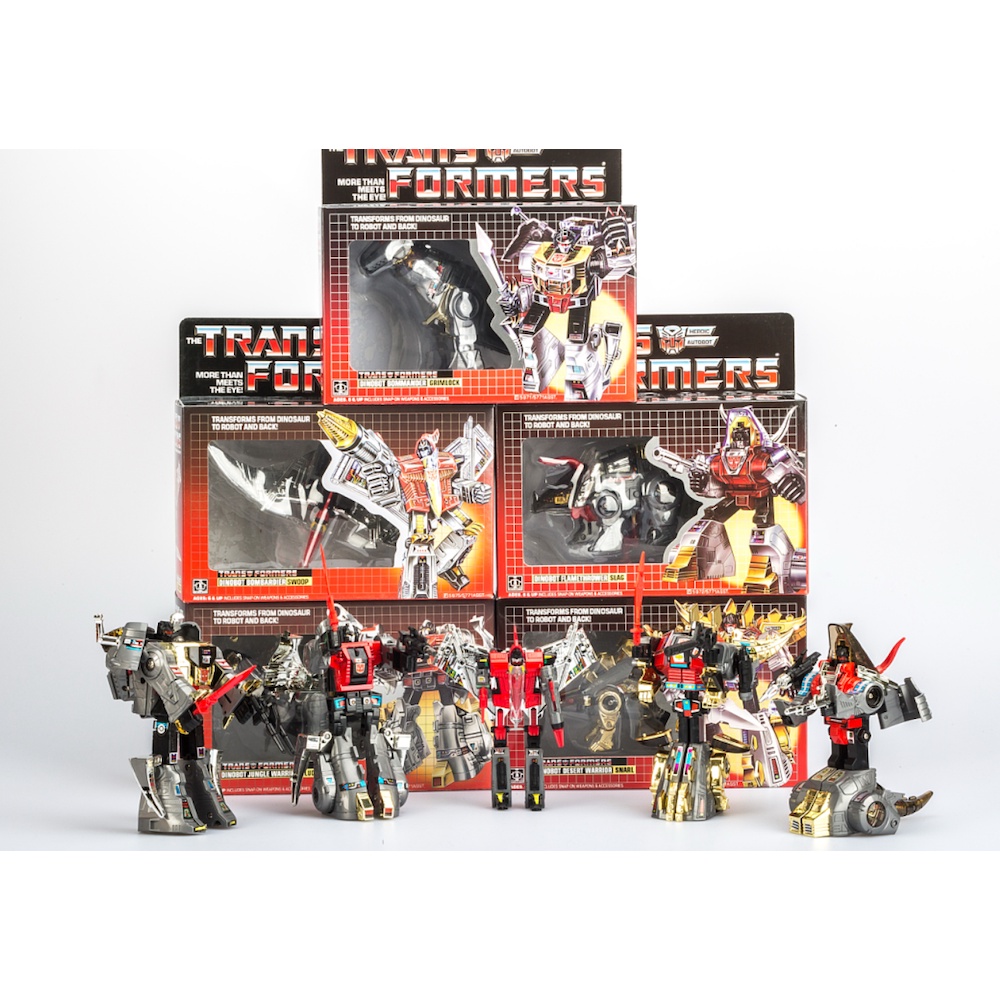 Transformers G1 Reissue Dinobots Set Brand New Action figures Free ...