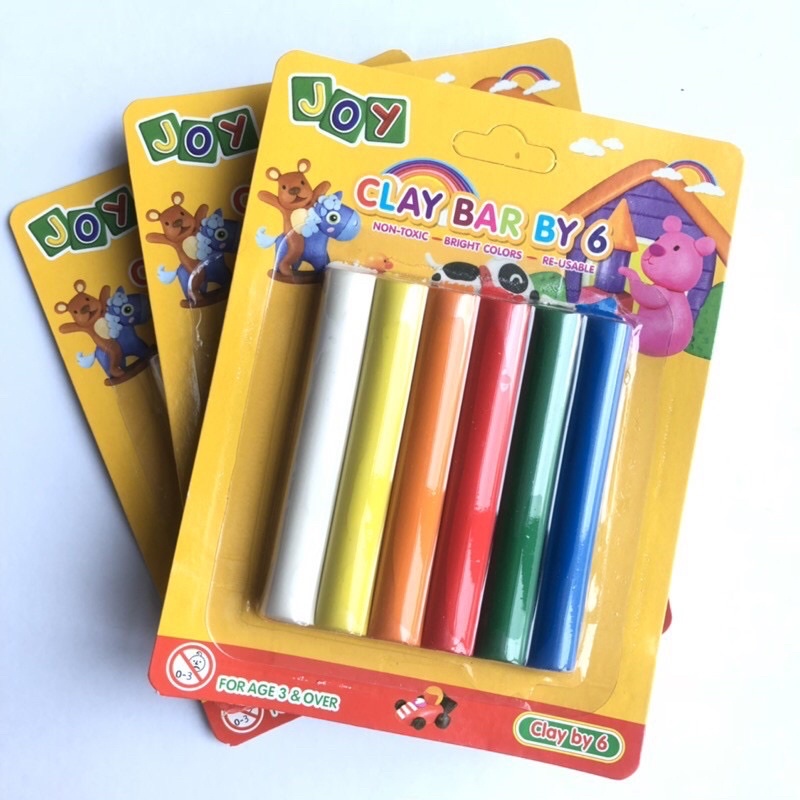 1 pack Modeling Clay - 6 colors in 1 pack | Shopee Philippines