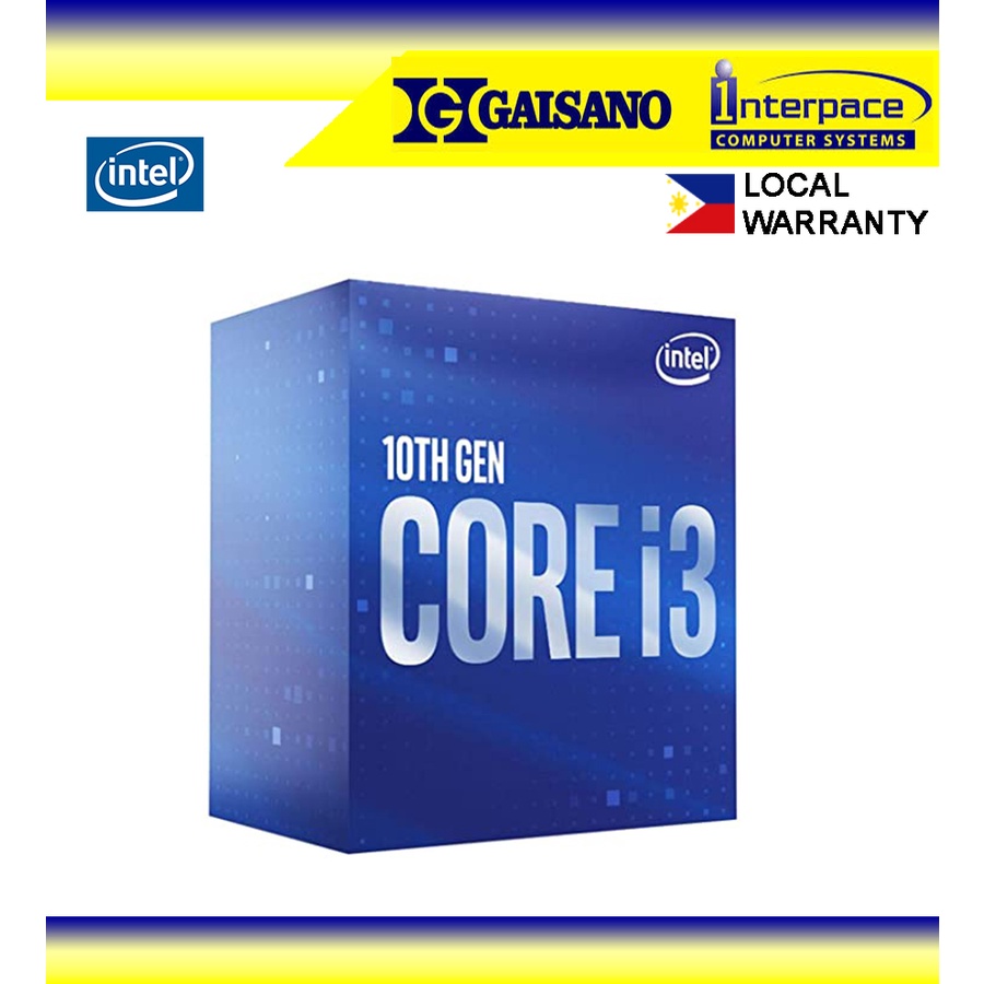 Intel Core i3-10100F Desktop Processor 4 Cores up to 4.3 GHz Note: Need separate video card ...